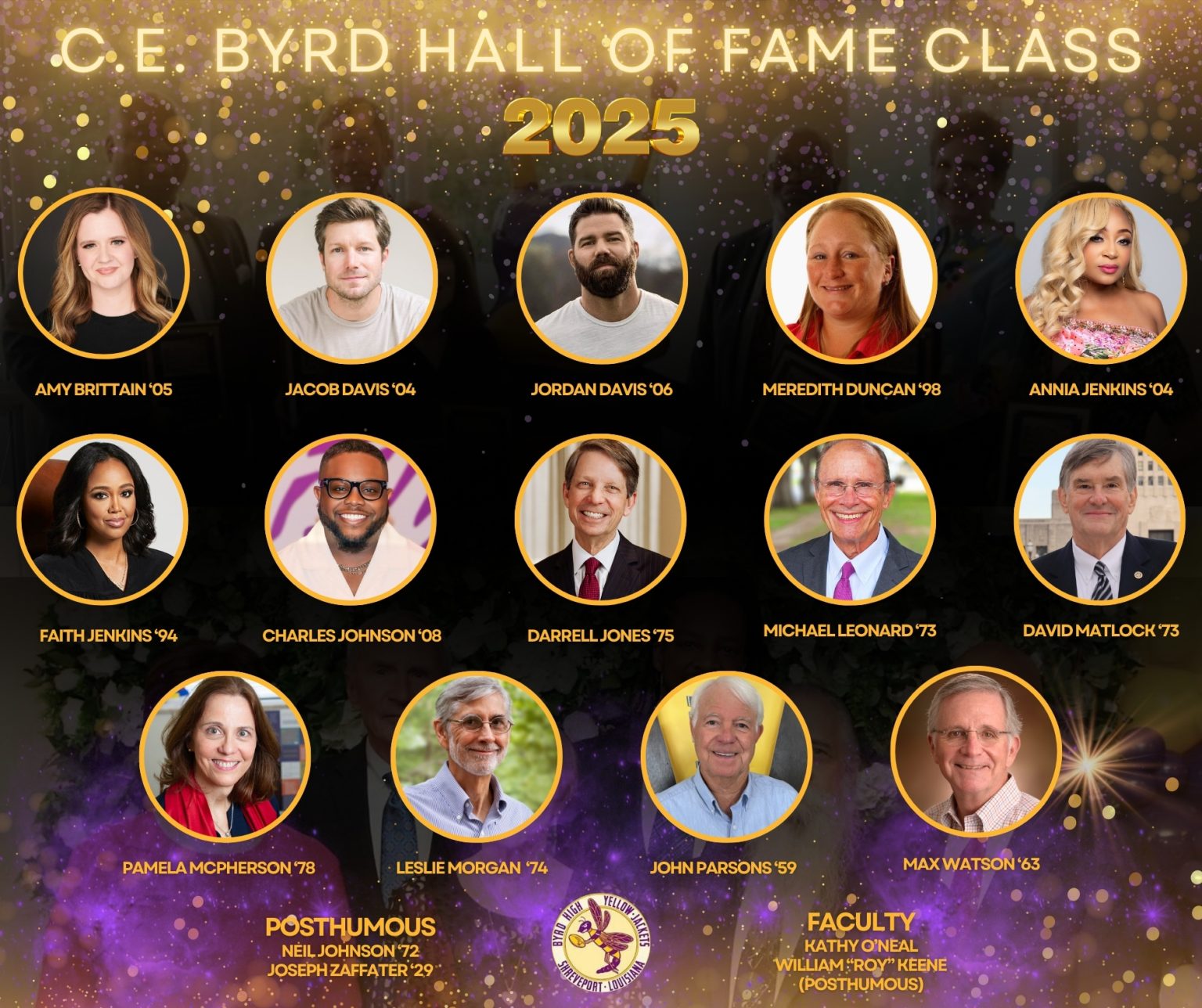 Hall of Fame Induction Dinner | Byrd High Alumni